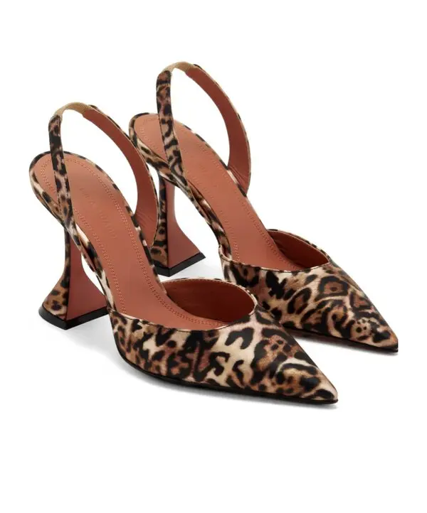 Amina Muaddi Pointed-toe High-heeled Sandals