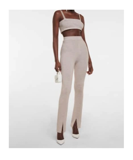 Magda Butrym Wool, Silk, And Cashmere Knit Pants