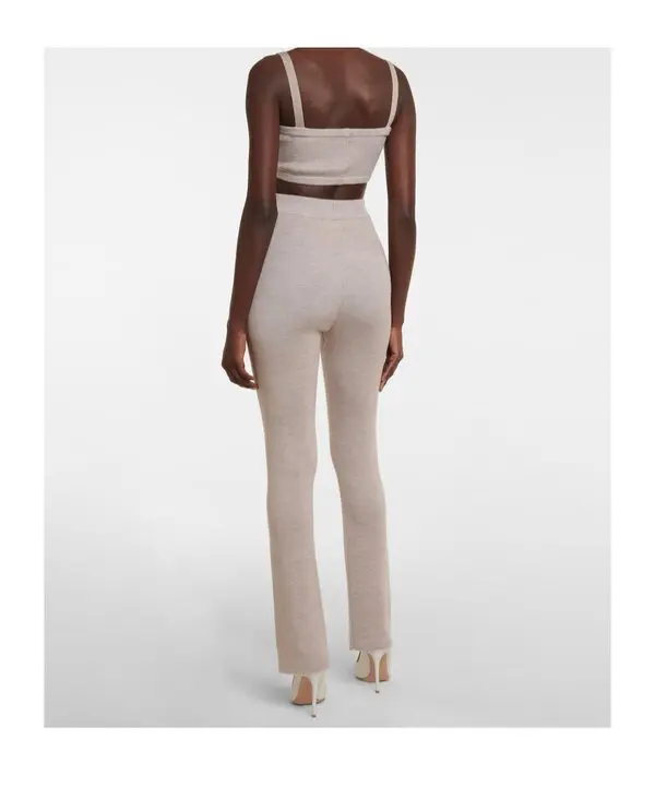 Magda Butrym Wool, Silk, And Cashmere Knit Pants
