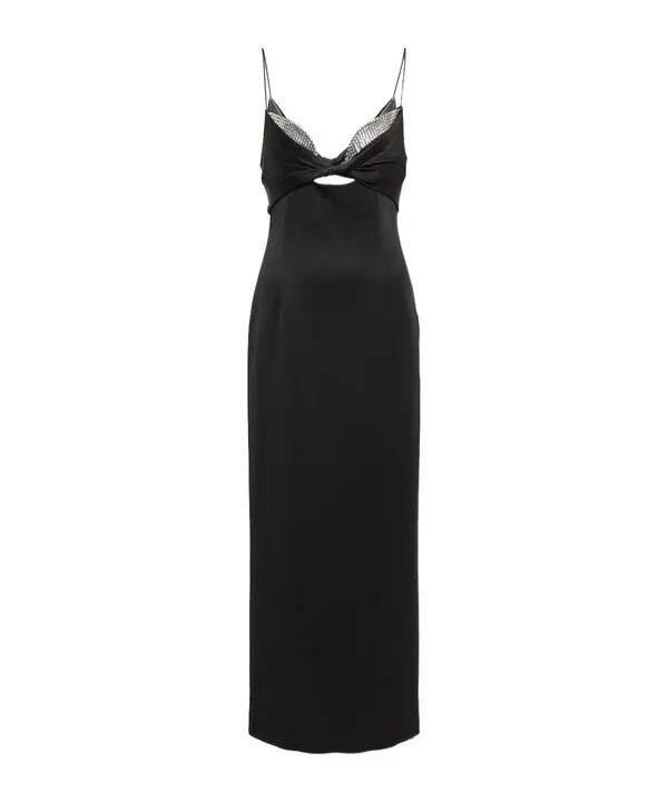 Galvan Crystal-embellished Maxi Dress