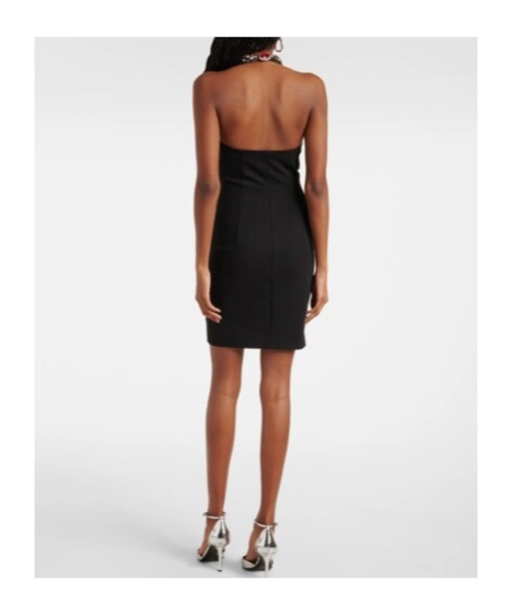 AREA Crystal-embellished Minidress