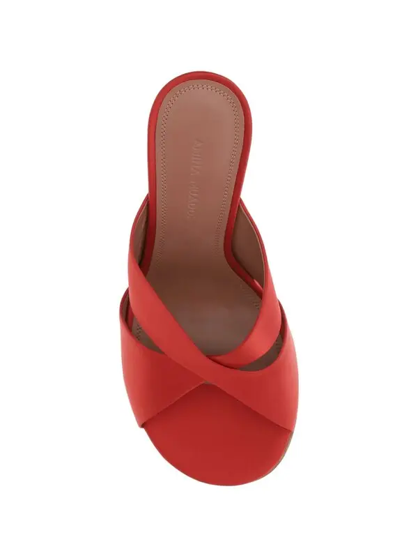 Amina Muaddi Cross-strap Sandals