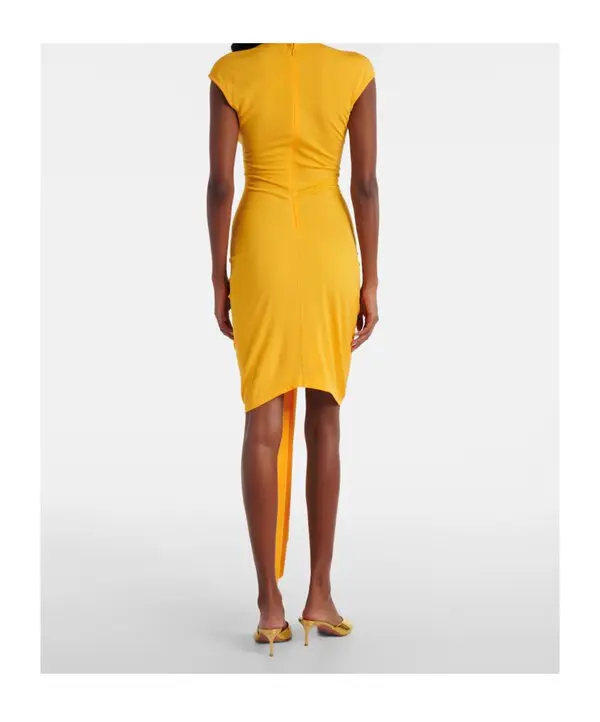 Christopher Esber Duo Bezel Cutout Jersey Minidress