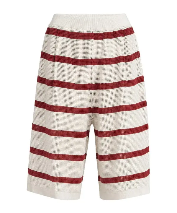Brunello Cucinelli Wide Leg Shorts
