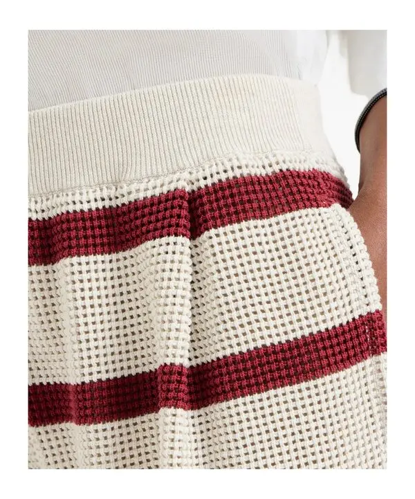 Brunello Cucinelli Wide Leg Shorts