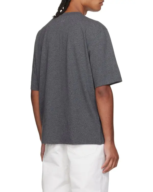 AMI Paris Logo-patch Oversized T-shirt