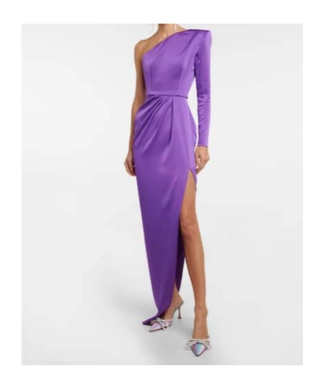 Alex Perry Delane One-shoulder Satin Crêpe Gown