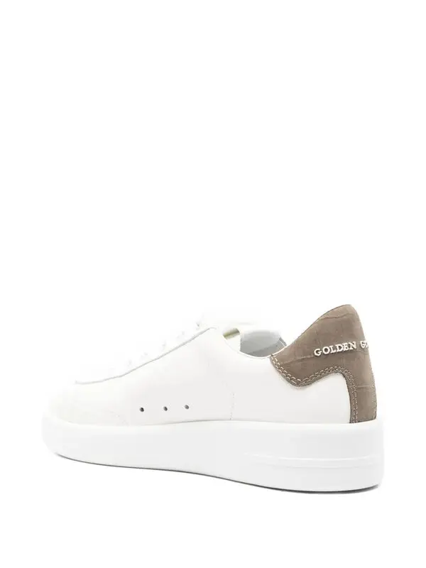 GOLDEN GOOSE Star Detail Lace-up Sneakers - White