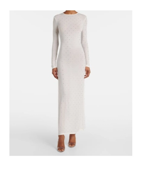 Rabanne Bridal Crystal-embellished Maxi Dress