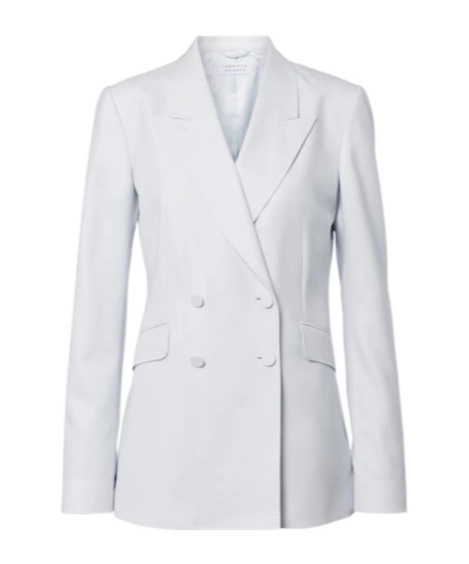Gabriela Hearst Angela Wool And Silk Blazer - White