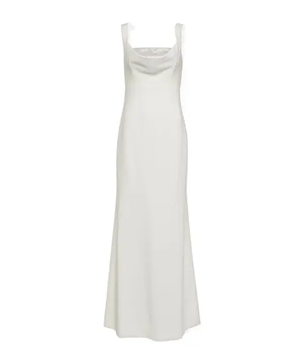 Roland Mouret Embellished Crêpe Gown