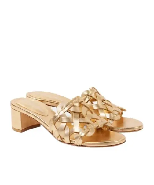 GIANVITO ROSSI Leather Mule Sandals