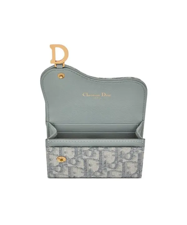 Dior Saddle Bloom Card Holder