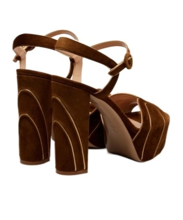 GIANVITO ROSSI Suede Platform Sandals