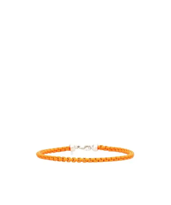 EERA Giada 18kt White Gold And Silver Anklet