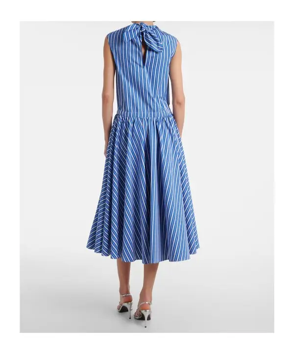 PATOU Striped Sleeveless Dress