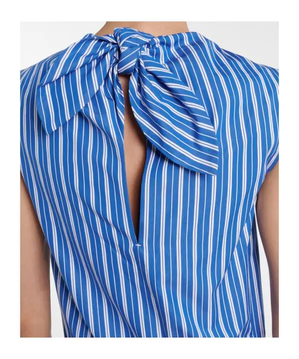 PATOU Striped Sleeveless Dress