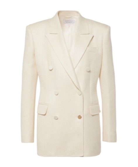Gabriela Hearst Gavin Double-breasted Silk And Wool Blazer