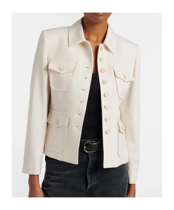 NILI LOTAN Jamison Virgin Wool Jacket