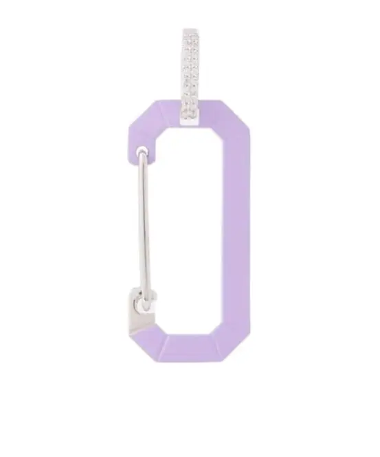 EERA Chiara Big Single Earring - Purple