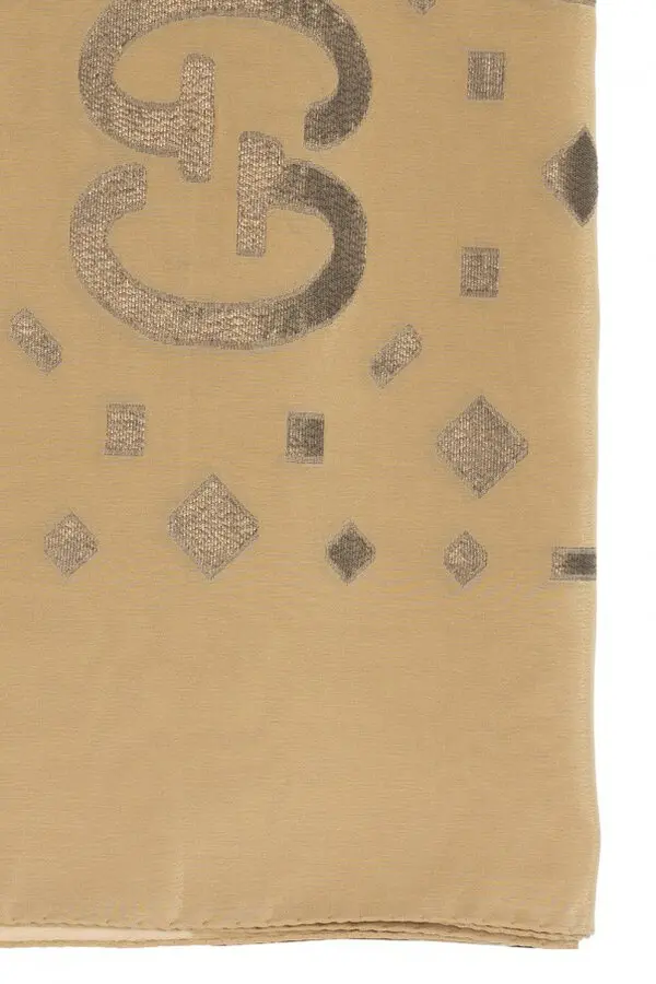 Gucci Gg Logo Rectangle Scarf