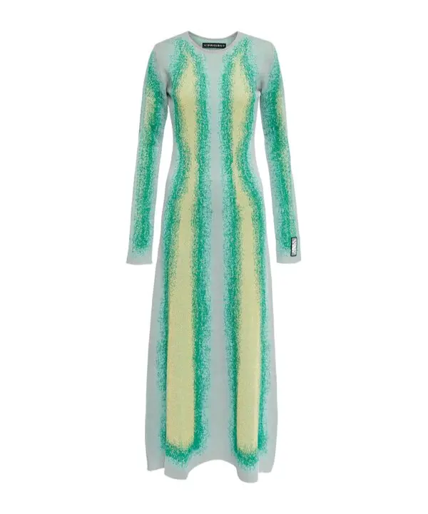 Y/project Gradient Knit Dress - Green