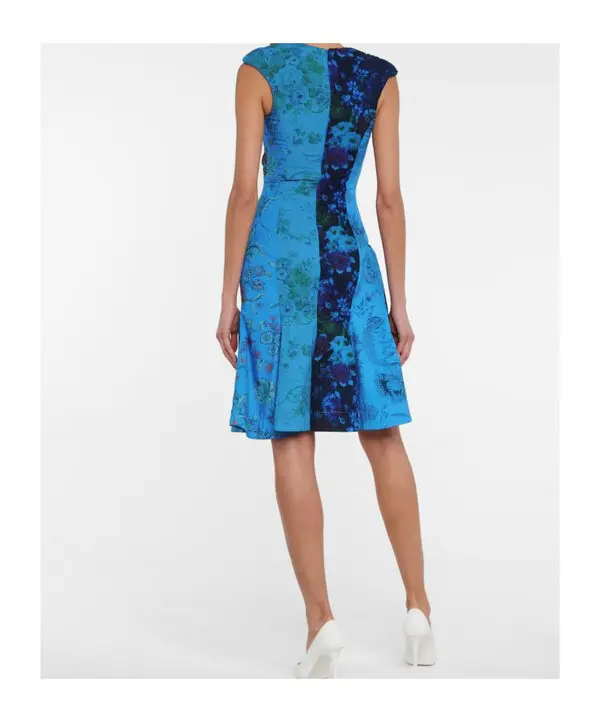 MARINE SERRE Printed Regenerated Cotton Minidress