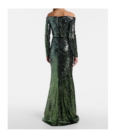 Elie Saab Ombré Sequined Silk-blend Gown