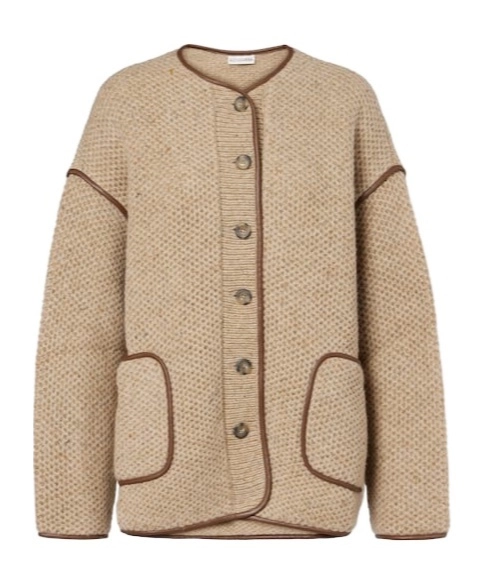 Altuzarra Medrano Wool-blend Jacket - Nude