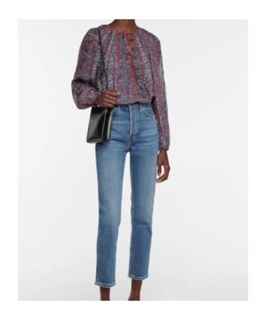 Ulla Johnson Deetra Floral Silk Blouse