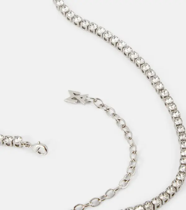 Amina Muaddi Crystal-embellished Waist Chain