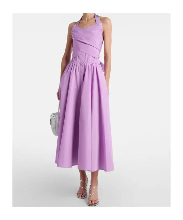 PATOU Pleated Midi Dress