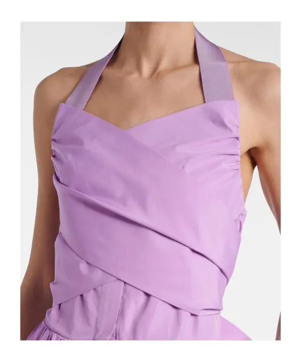 PATOU Pleated Midi Dress