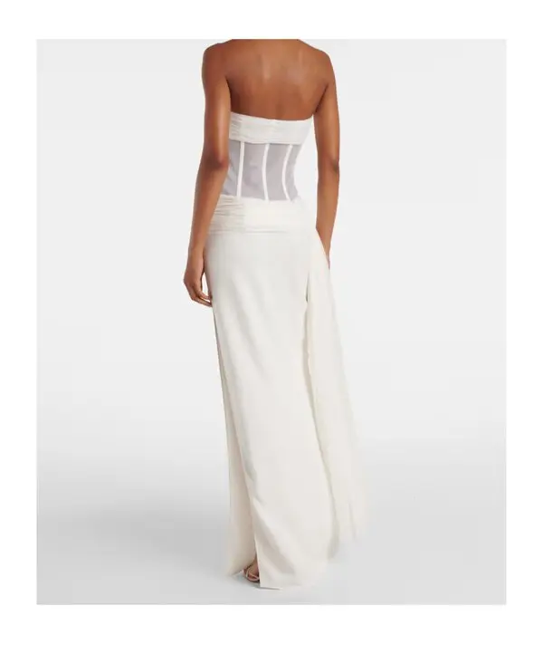 Christopher Esber Bridal Veiled Corset Dress