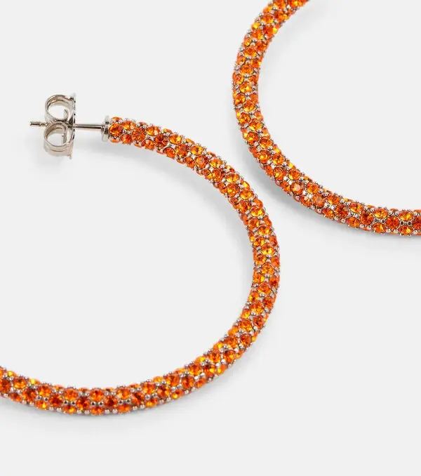 Amina Muaddi Cameron Large Earrings