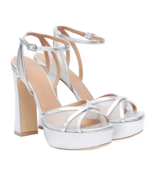 MALONE SOULIERS Sylvie 125 Leather Platform Sandals