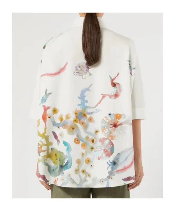 Marina Rinaldi Cotton Poplin Tunic