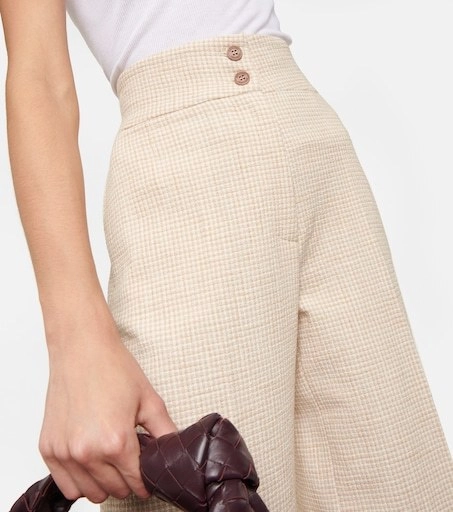 Altuzarra Wide-leg Cotton-blend Pants