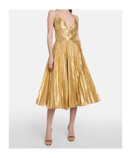 Altuzarra Winda Pleated Midi Dress