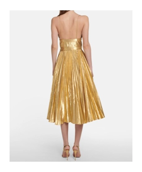 Altuzarra Winda Pleated Midi Dress
