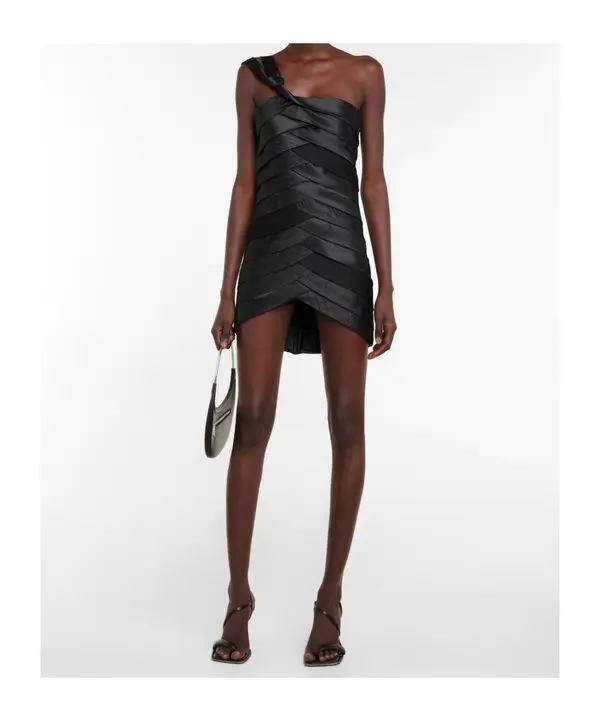 Coperni One-shoulder Asymmetrical Minidress