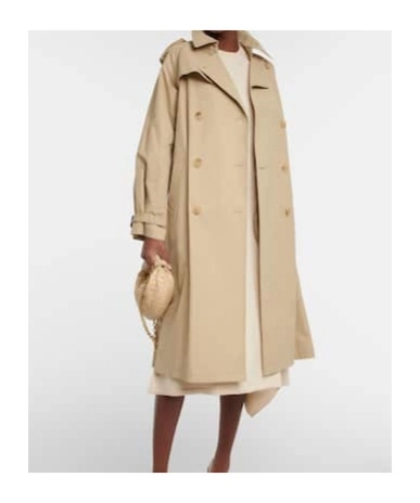 NILI LOTAN Long Trench Coat
