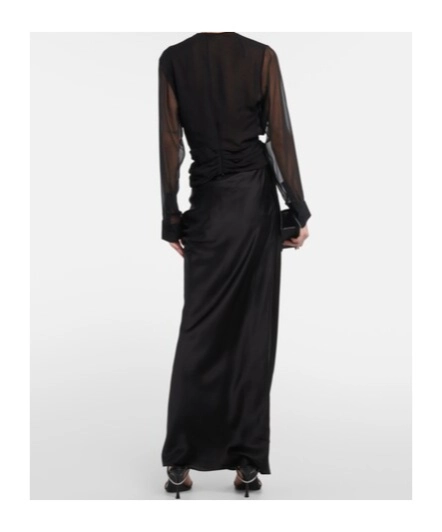 Christopher Esber Springs Silk Georgette Blouse
