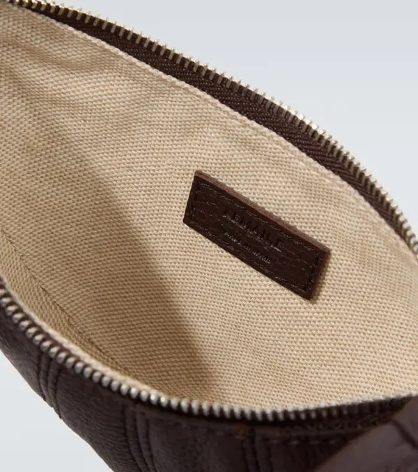 LEMAIRE Croissant Leather Wallet On Chain