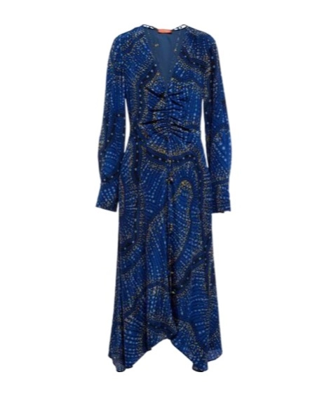Altuzarra Mila Silk Dress - Blue