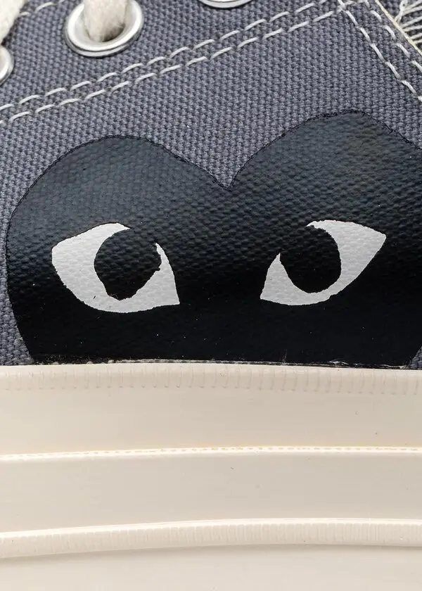Play Comme Des Garcon Logo Lace-up Casual Shoes