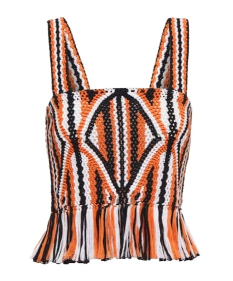 Gabriela Hearst Amalia Macramé Tank Top