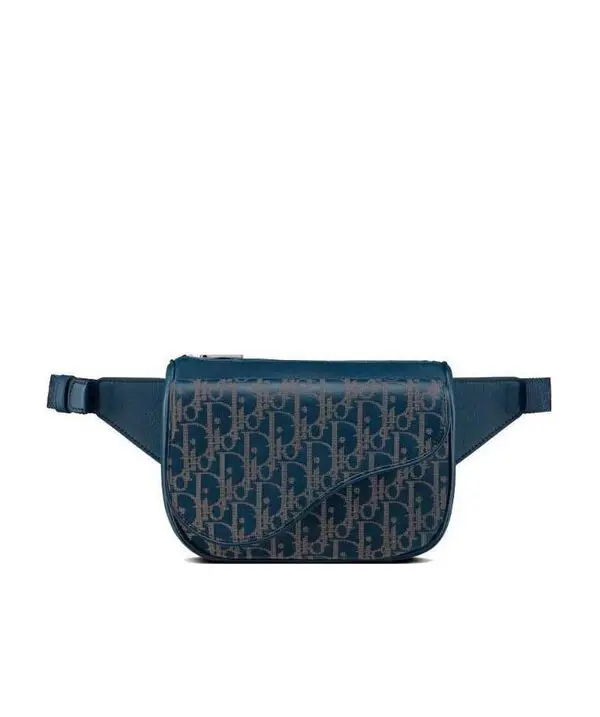 Dior Logo Chest Bag - Blue