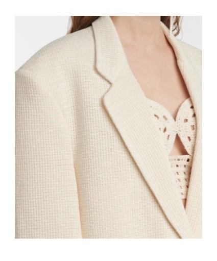 Magda Butrym Single-breasted Cotton-blend Blazer