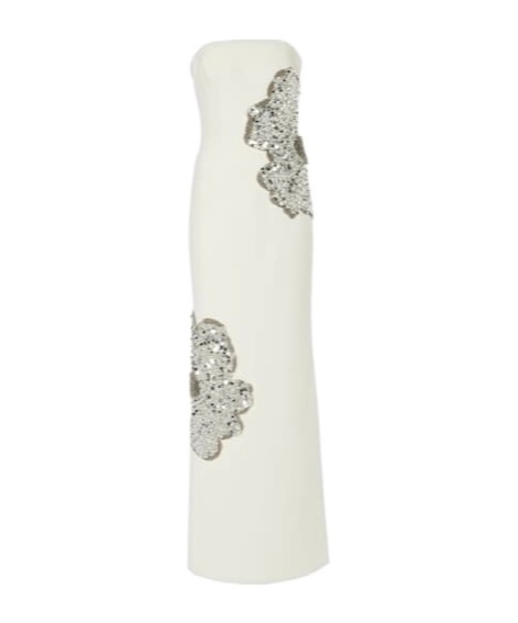 Rebecca Vallance Layana Strapless Embellished Gown